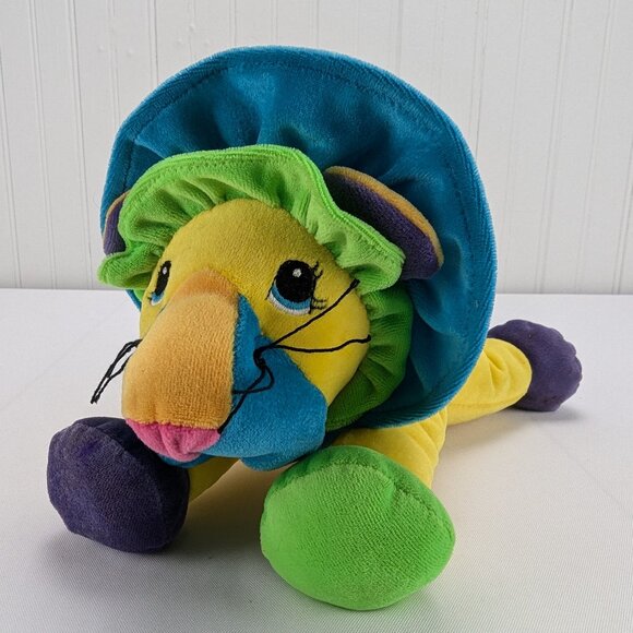 Gingham Animals | Toys | Vintage Gingham Animals Multicolor Lion Plush ...